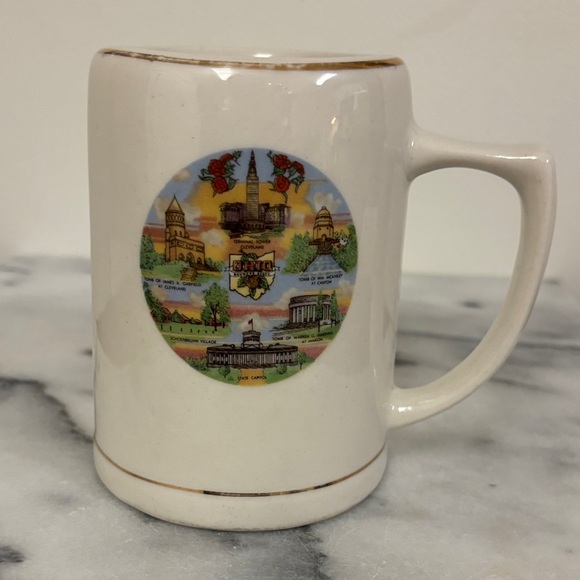 Dining | Vintage Ohio Mug With Gold Trim | Poshmark